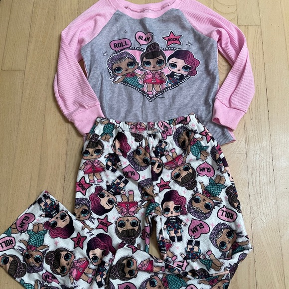 L.O.L. Surprise! | Pajamas | Nwt Lol Surprise Pink Girls Doll Waffle ...